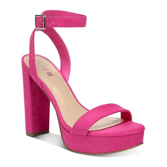 Bar III | Shoes | Nwob Bar Iii Womens Pink Goring Ivy Round Toe Block ...